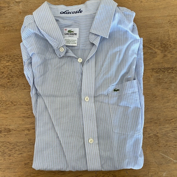 Lacoste | Shirts | Lacoste Button Up | Poshmark